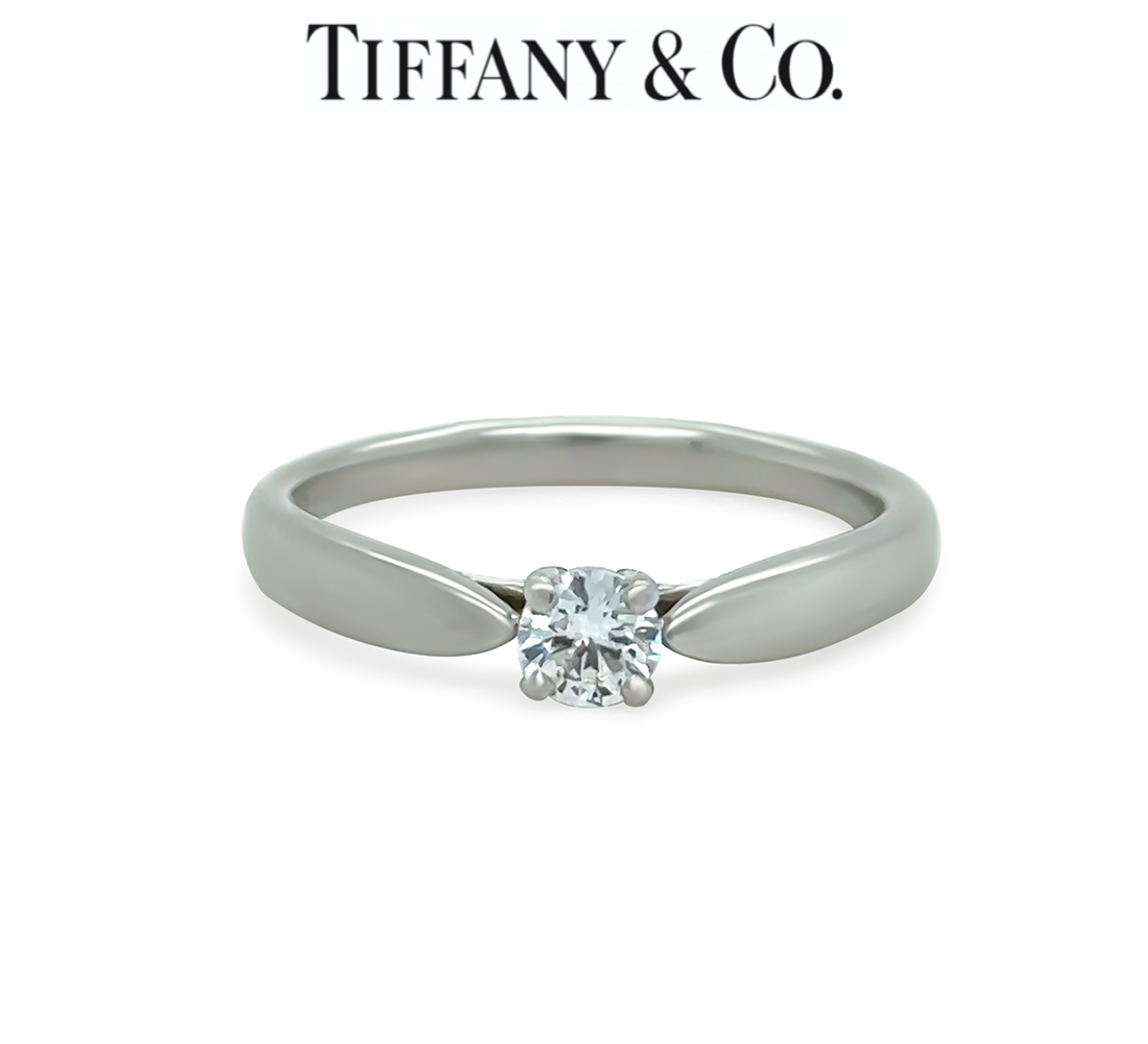Tiffany & Co. Platinum Harmony Diamond Ring 0.17ct - Sell Tiffany ring, 100% Best Price Paid
